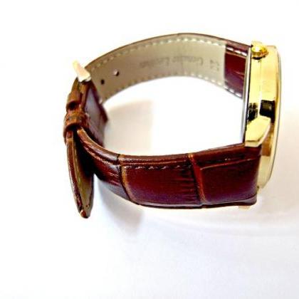 Aged Ephemera Leather Wrist Watch, Vintage Bird Watch, Woman Man Lady ...