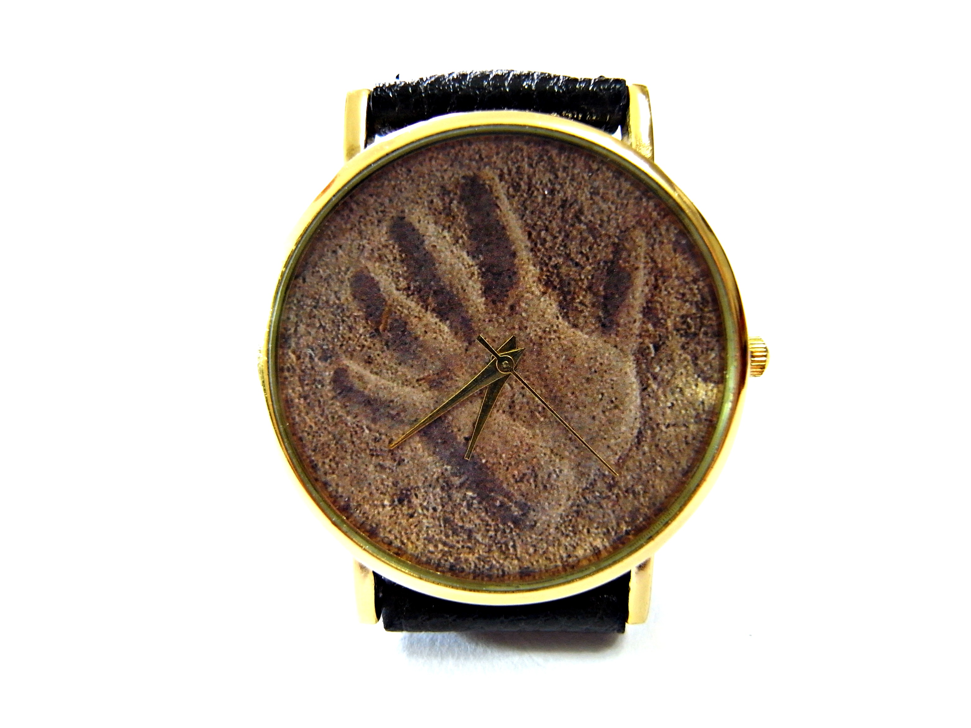 Written In The Sand Hand Wrist Watch, Woman Man Lady Unisex Watch ...
