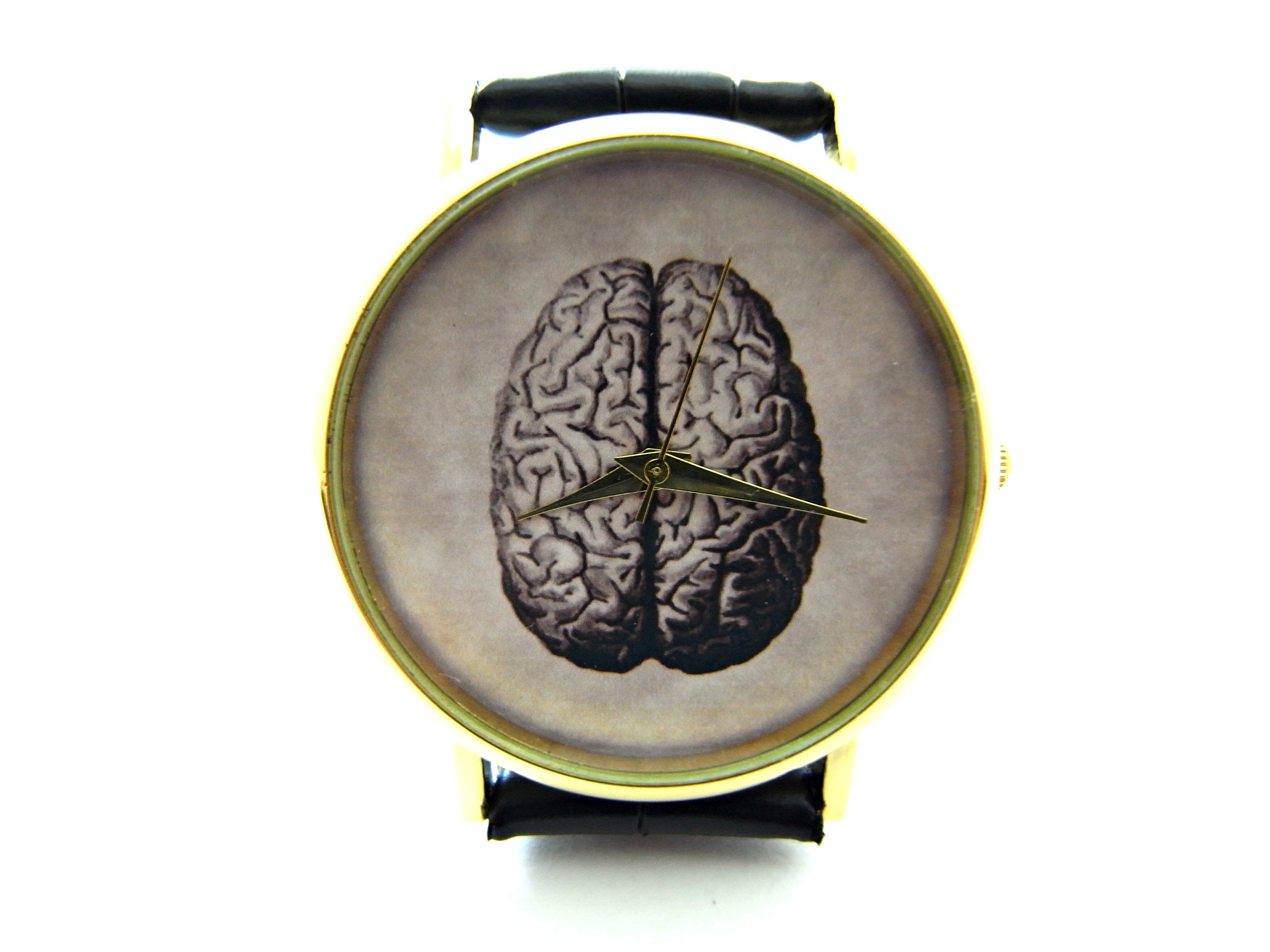 Victorian Gothic Brain Wrist Watch, Woman Man Lady Unisex Watch ...
